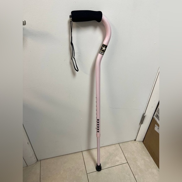 offset cane | Other | Offset Cane Pink With Army Logo Army Stars | Poshmark